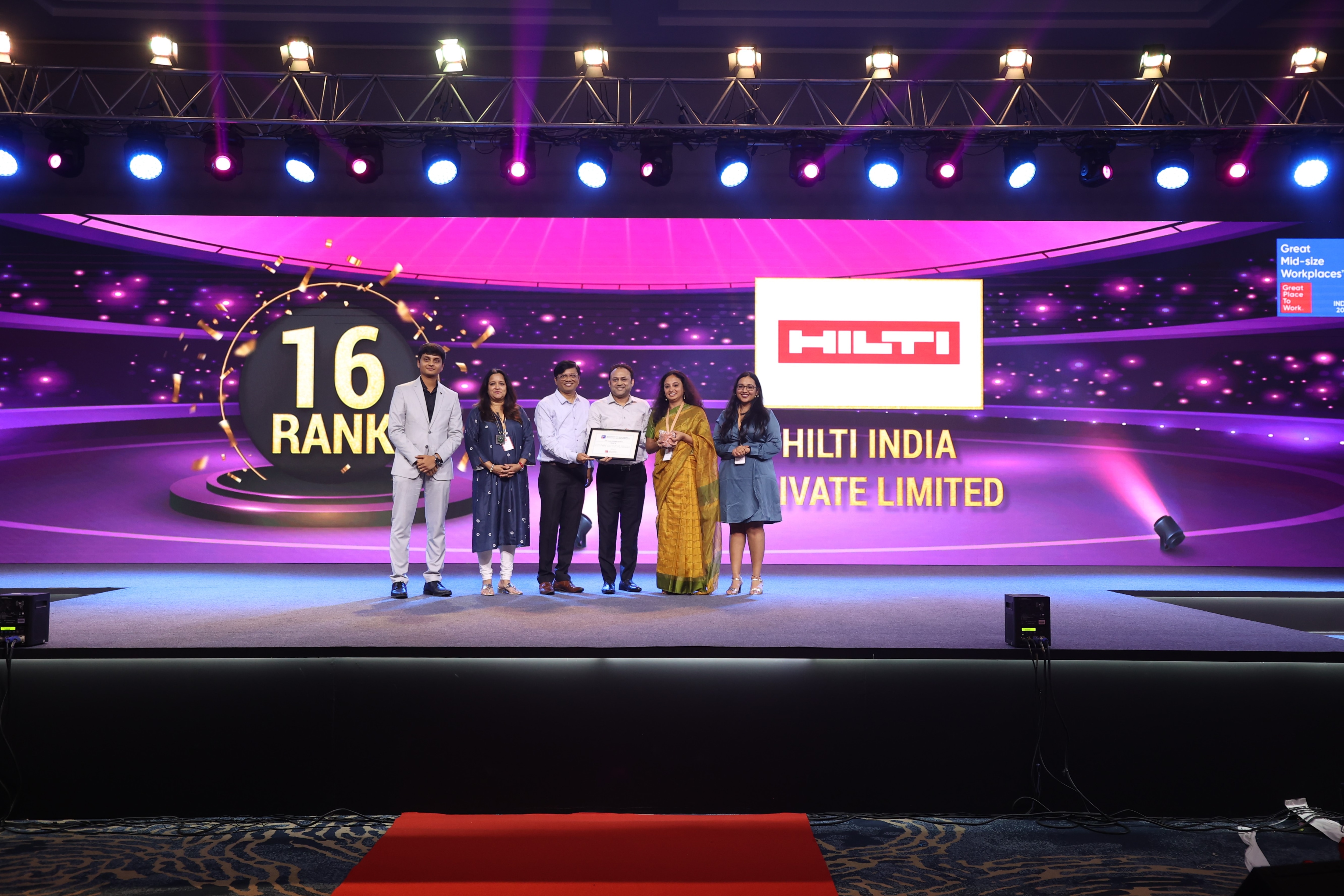 Hilti India Ranks 16th Among Indias Best Workplaces In 2023 - Hilti India