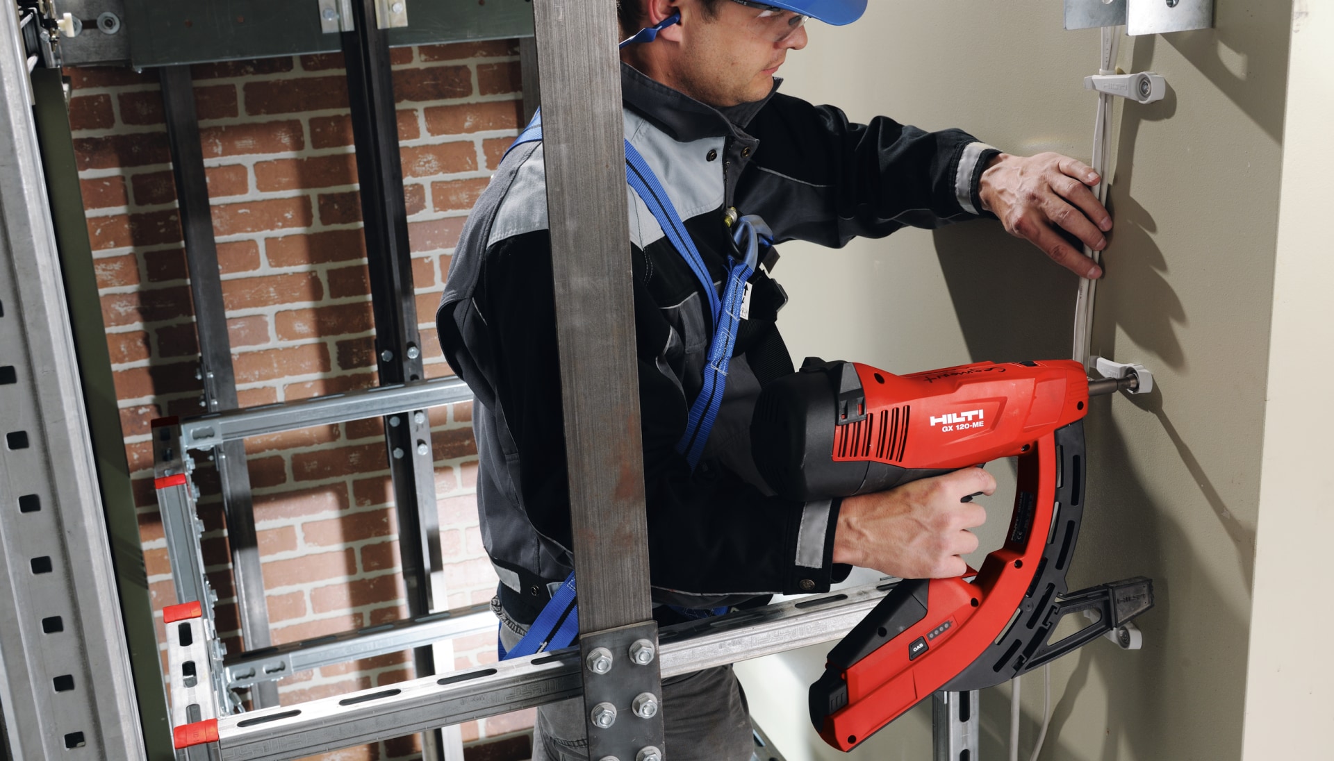 Elevator equipment fastening