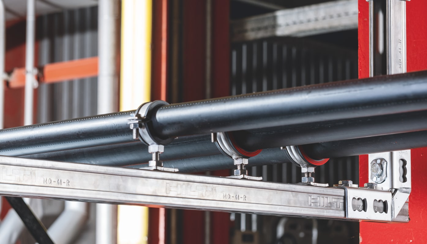 Utility pipe supports