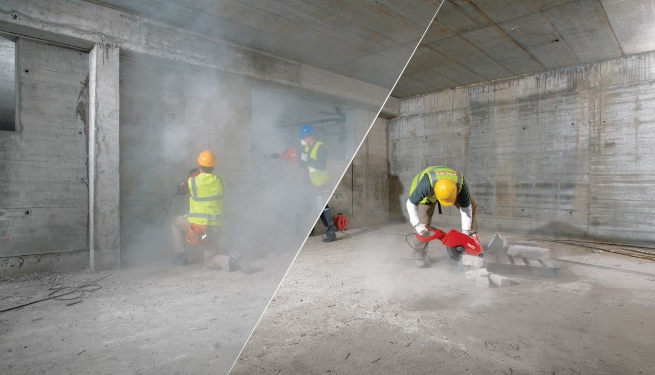 How to tackle construction dust