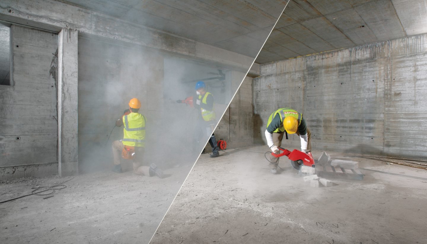 How to tackle construction dust